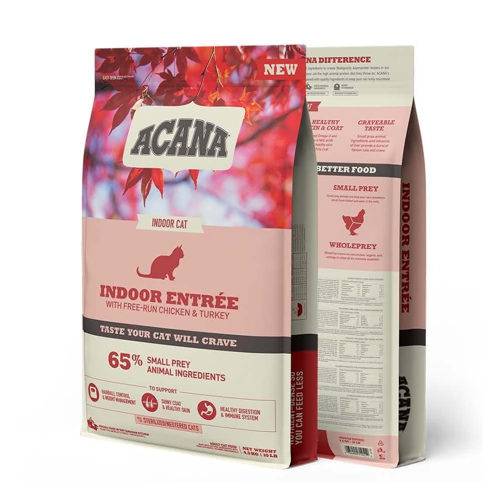 【ACANA】愛肯拿 室內開胃低GI配方-全齡貓 4.5kg 貓咪飼料 幼貓飼料 成貓飼料 高齡貓飼料