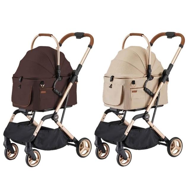 【Capucci pet 卡普奇】寵物推車旅行者P3 經典款/特別款 寵物推車 狗狗推車 貓咪推車 小型犬推車 推車