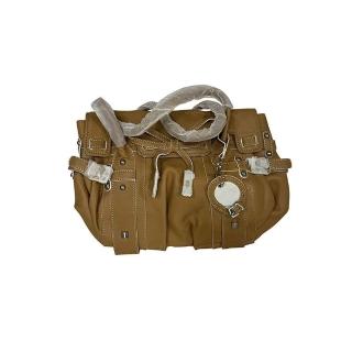 【SNOW.bagshop】手提包進口專櫃軟質皮革中容量100%進口牛皮革材質復古手提機車包外出上休閒