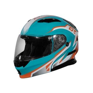 GMAX MD-01 飛梭_綠/橘 可掀式安全帽｜SOL安全帽官方商城(可樂帽｜汽水帽｜雙D扣｜眼鏡溝｜藍芽耳機槽)