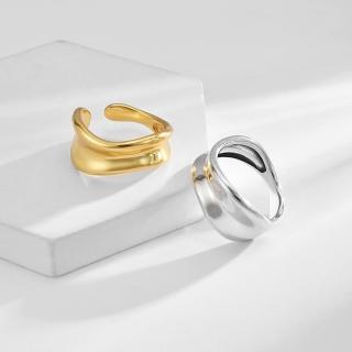 【KEDDY】不規則戒指-個性戒指-戒指-嘻哈對戒-情侶戒指-925純銀戒指-可調式戒指-復古戒指