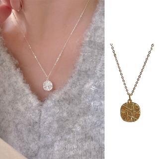 【KEDDY】項鍊-項鍊女-純銀項鍊-小紅書-交換禮物-閨密項鍊-冷淡風-INS風-925純銀-小方糖-項鍊-簡約-情人節禮物