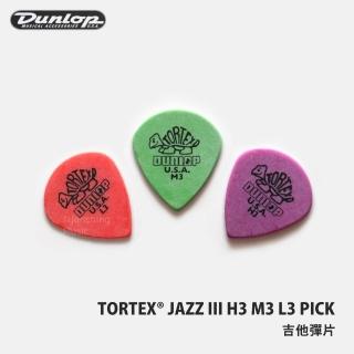 【Jim Dunlop】Jim Dunlop Tortex Jazz III H3 M3 L3 吉他彈片 吉他PICK 彈片 PICK 撥片 472R