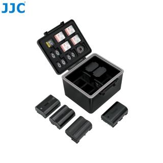 【JJC】JBC-BAT6 相機＆記憶卡收納盒 可裝六顆電池 FZ100 W235 LP-E6 EL15 等電池適用