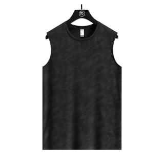 2025夏季 L-8XL 135公斤大呎碼 排汗背心 透氣背心 冰絲背心 背心涼感 快乾背心 健身背心 寬肩t恤 無袖 t恤 運動型背心 男款背心