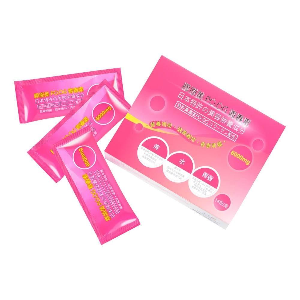 Dr.Mainjoy膠原美PO.OG青春素14包入盒/40盒+小蒼蘭香水紅藜身體乳250ml