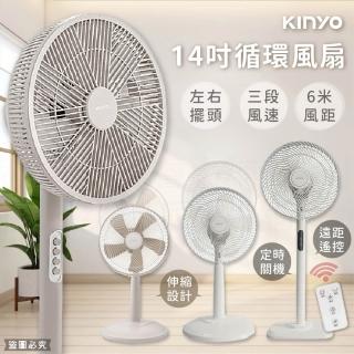 【KINYO】14吋循環風扇