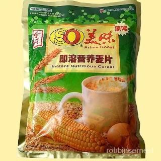 精選 優選 麥片 新加坡金味SO美味麥片卽食燕麥片560g衝飲純麥片內含20小包