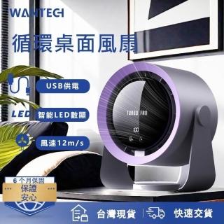 【WANTECH】【100級風力+超靜音】WANTECH小風扇 USB電風扇 靜音風扇 LED 小電風扇 電風扇 小型小電扇 USB風扇