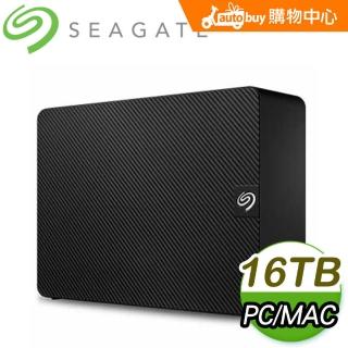【SEAGATE 希捷】新黑鑽 Expansion Desktop 16TB 3.5吋外接硬碟STKP16000400