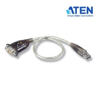 【ATEN】UC-232A UC232A USB 轉 RS232 9公 轉接線 35cm