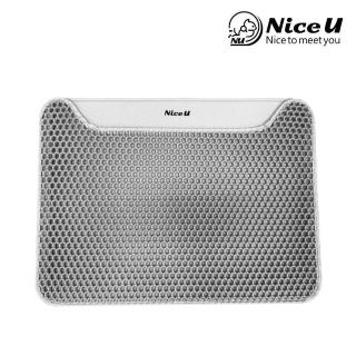 【NiceU】【NiceU毛樂趣】防滑可水洗貓砂墊 落砂墊(特大款XL 75x55cm)