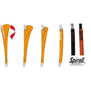 美國 spiroll 繩索保護套 橘色