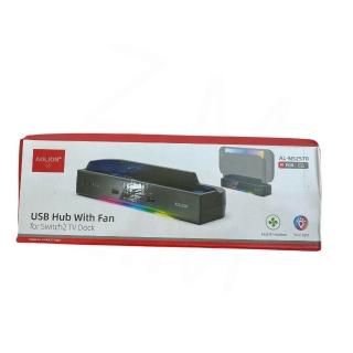 AOLION NS Switch2 主機底座 散熱風扇 即插即用 迅速降溫 RGB燈光 主機底散熱