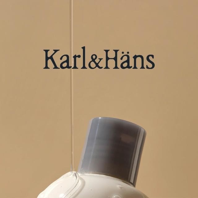 【Karl&Hans】Karl&Hans 卡爾漢斯 植萃精油洗髮露 可口椰子 390ml(韓國/弱酸性配方/平衡皮脂水分)