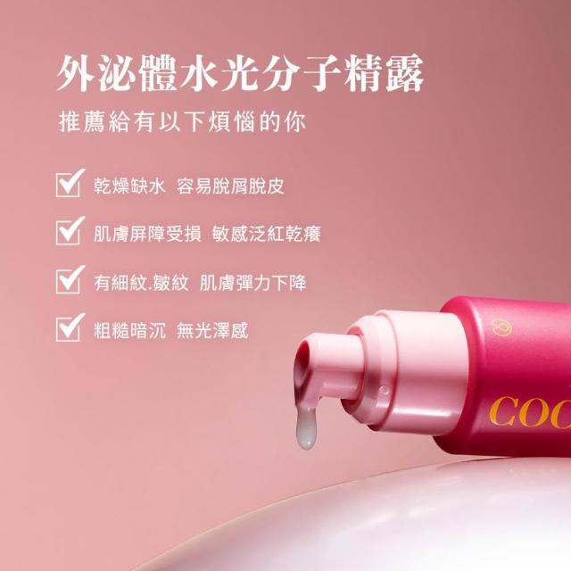 【COCOLO】外泌體水光精露30ml 2入 贈外泌體超膜一片 (植萃外泌體精華/抗老緊緻/保濕修護)