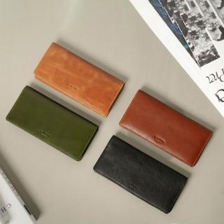 【CALTAN】CALTAN DESIGN | 簡約俐落兩折真皮長夾 074128 四色(真皮 長夾 皮夾 錢包 招財 母錢包)