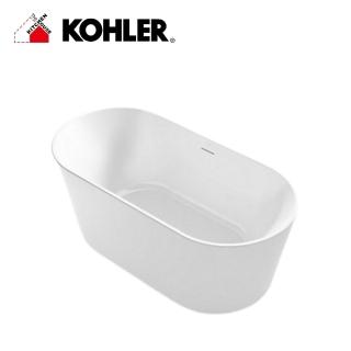 【KOHLER】 築昂 美國KOHLER Evok 2.0 160cm壓克力獨立式浴缸 K-25166T-0