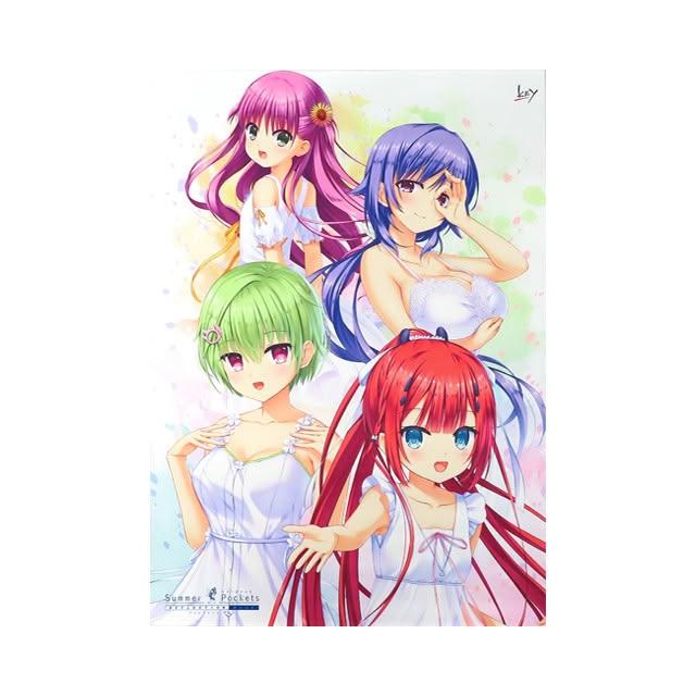 Summer Pockets REFLECTION BLUE VISUAL FANBOOK B2掛畫-駿河屋