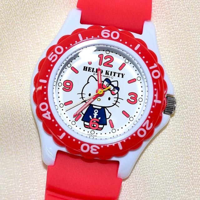 Hello Kitty CITIZEN 氣壓防水指針式手錶 日本限定 附禮盒 成人兒童都適用 fk200