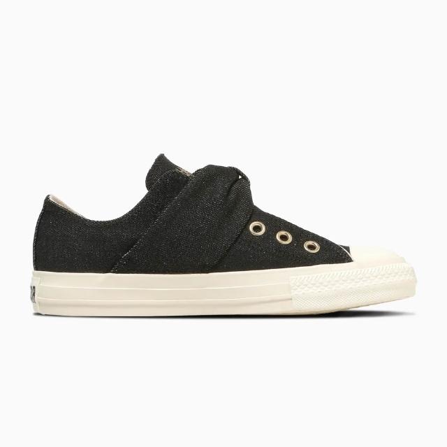 【CONVERSE】預購 日本限定 Converse ALL STAR RIBBONSTRAP DM OX 低筒 蝴蝶結丹寧帆布鞋 黑色