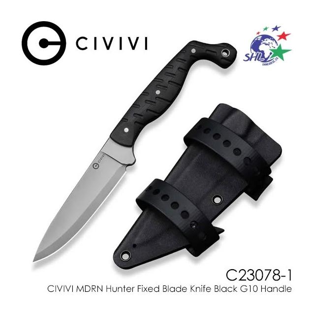 WE / CIVIVI Knife - MDRN Hunter 戶外求生直刀 Nitro-V鋼 C23078-1 詮國